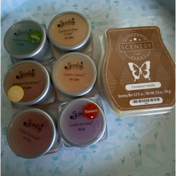 Scentsy | Accents | Scentsy Sample Testers And Bar Pack Cinnamon ...